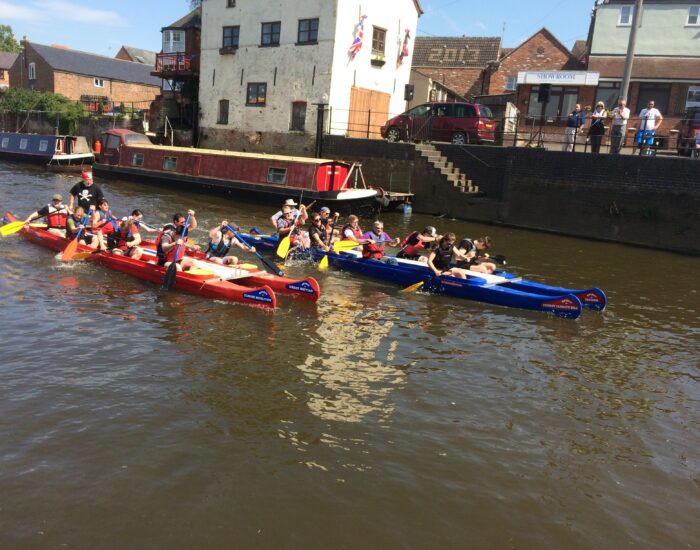 Canoeing at Croft Farm Waterpark, Gloucestershire